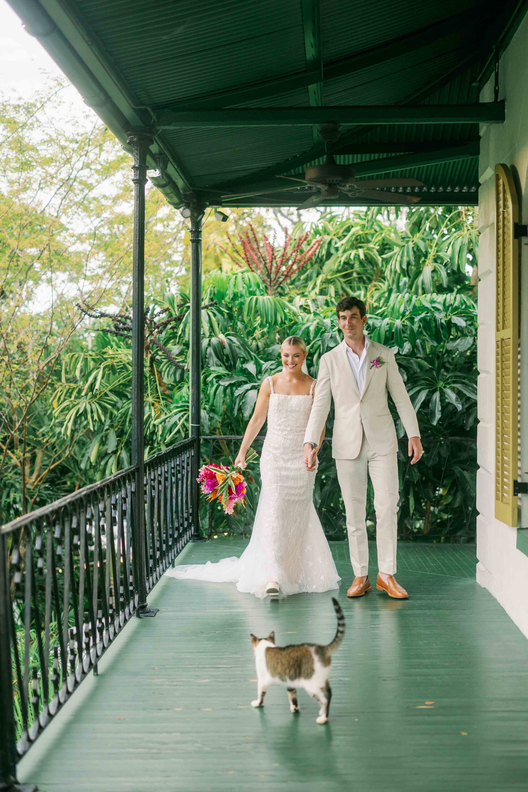 Eternal Summers: A Tropical Hemingway Home Wedding - wcoeventplanning.com